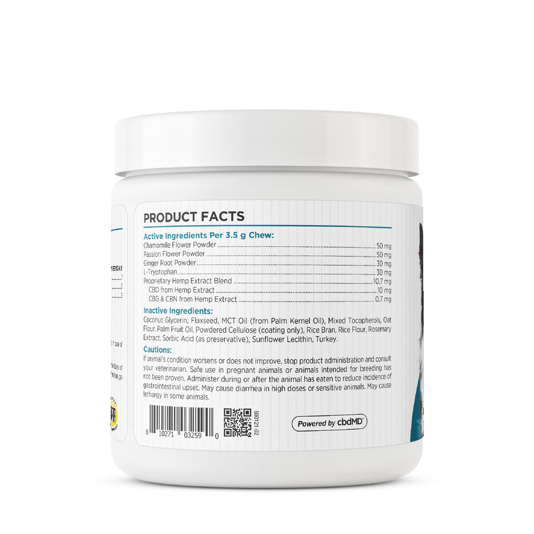 Broad Spectrum CBD Dog Calming Chews